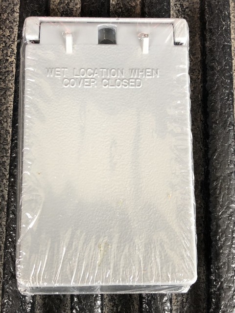 Weatherproof Vertical GFI Receptacle Flip Cover Gray -1C-GV for sale ...