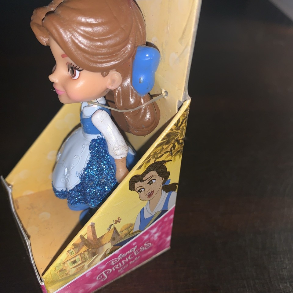 Disney Princess Mini Poseable Action Figure Doll Mini Toddler Belle ...