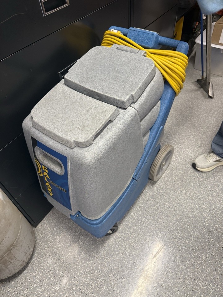 EDIC 2000CX-HR Galaxy 12 Gal. Box Carpet Extractor Adjust. 500 PSI Pump ...