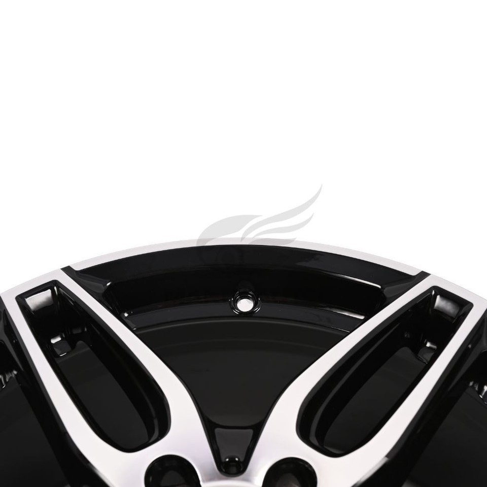 18"x7.5" Wheel Rim For Mercedes Benz CLA250 AMG 17-19 Machined Black ...