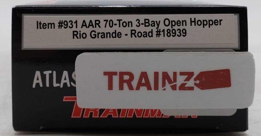 Atlas 931 HO Denver & Rio Grande Western AAR 70-Ton Hopper Car #18939 ...