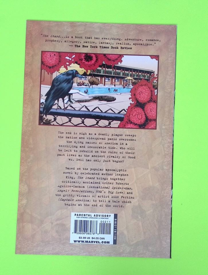 The Stand Captain Trips #2 2008 Marvel Comics High Grade Comic Book ...