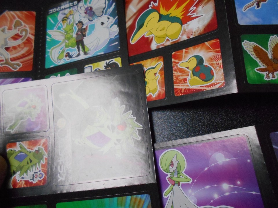 Pokemon Card Coris Promo Non Holo Sticker x4 Gyarados Tyranitar Ditto ...