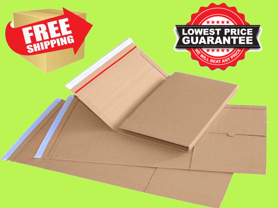 Book Wrap Mailers Secure Cardboard Postal Wraps for Books & Media - A4 ...