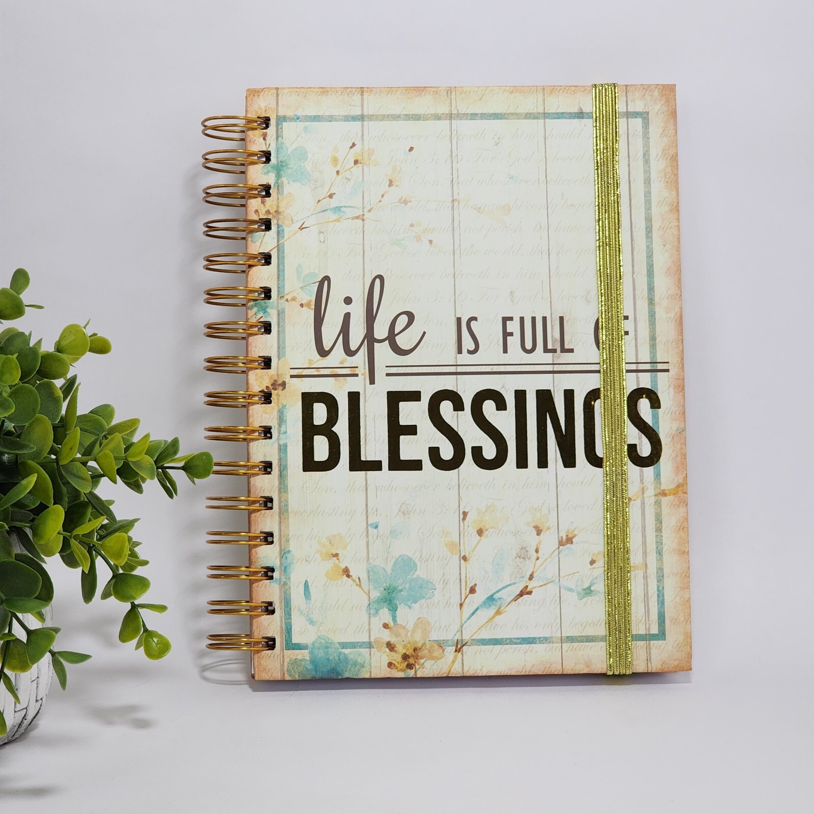 Life is Full of Blessings Journal Notebook Spiral Binding Lined Pages ...