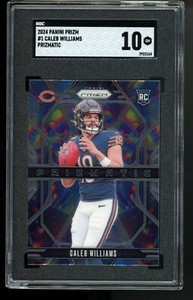 Caleb Williams 2024 Prizm #1 Prizmatic Price Guide - Sports Card Investor