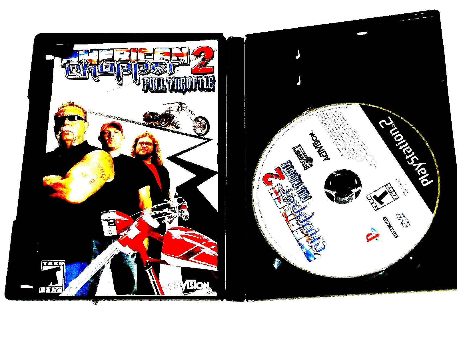 PS2 GAME AMERICAN CHOPPER 2 FULL THROTTLE RATED WITH ORIGINAL DISC ...