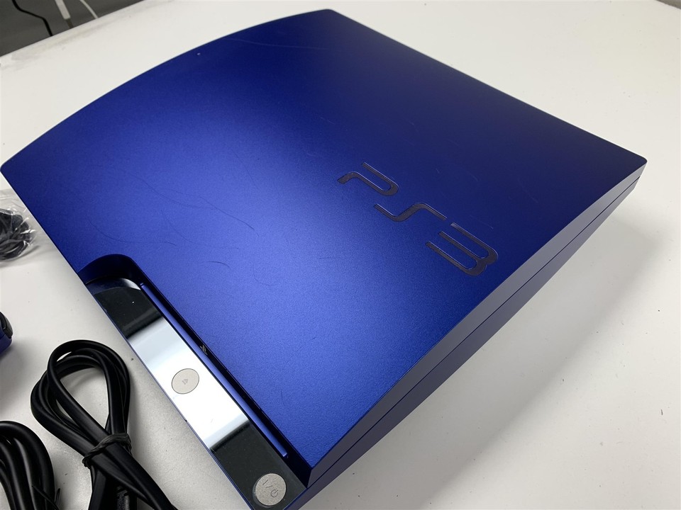 Sony PS3 Slim 250GB Splash Blue Special Edition Bundle Matching ...