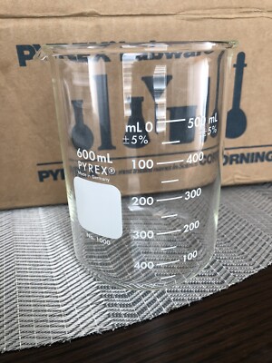Pyrex Labware Lab Glassware 600 mL | eBay