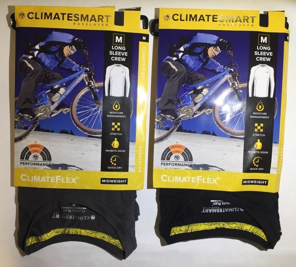 MEN'S CLIMATESMART CLIMATEFLEX MIDWEIGHT BASE LAYER-LONG SLEEVE CREW ...