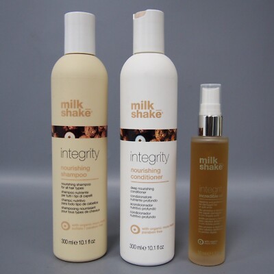 Milkshake Integrity NOURISHING SHAMPOO & CONDITIONER & INCREDIBLE OIL ...