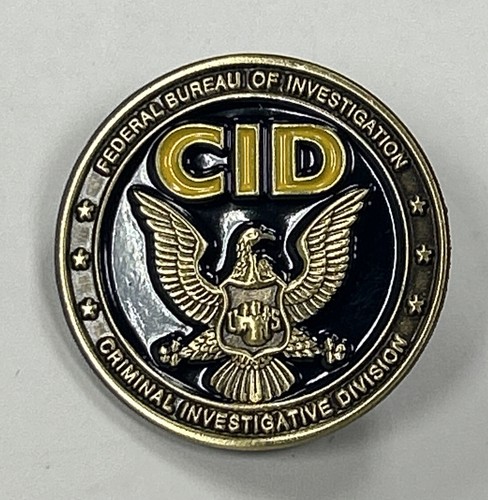 FBI Federal Bureau of Investigation Criminal Investigation Division ...