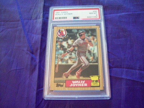 1987 TOPPS #80 WALLY JOYNER ROOKIE CARD PSA 8 | eBay