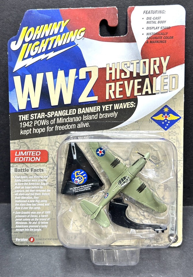 2 - Johnny Lightning WW2 History Revealed Curtiss P-40 Warhawk. M4A3 ...