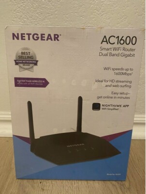 NETGEAR AC1600 Dual-Band Smart Wi-Fi Router - R6260-100NAS 606449131444 ...