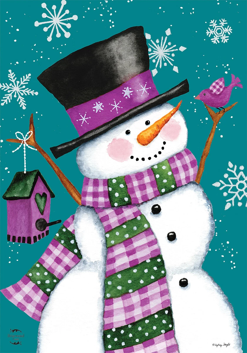 Primitive Snowman Clip Art