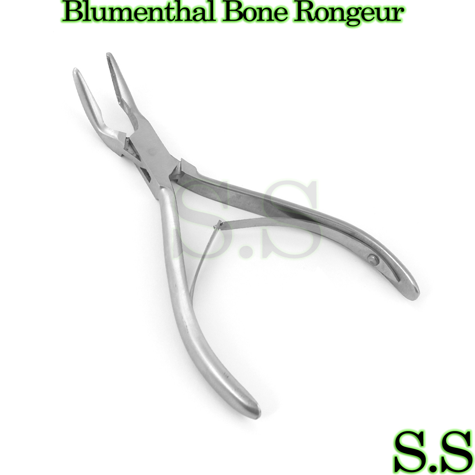 3 Pieces Of Blumenthal Bone Rongeur 45 Degree 6" Surgical Dental ...