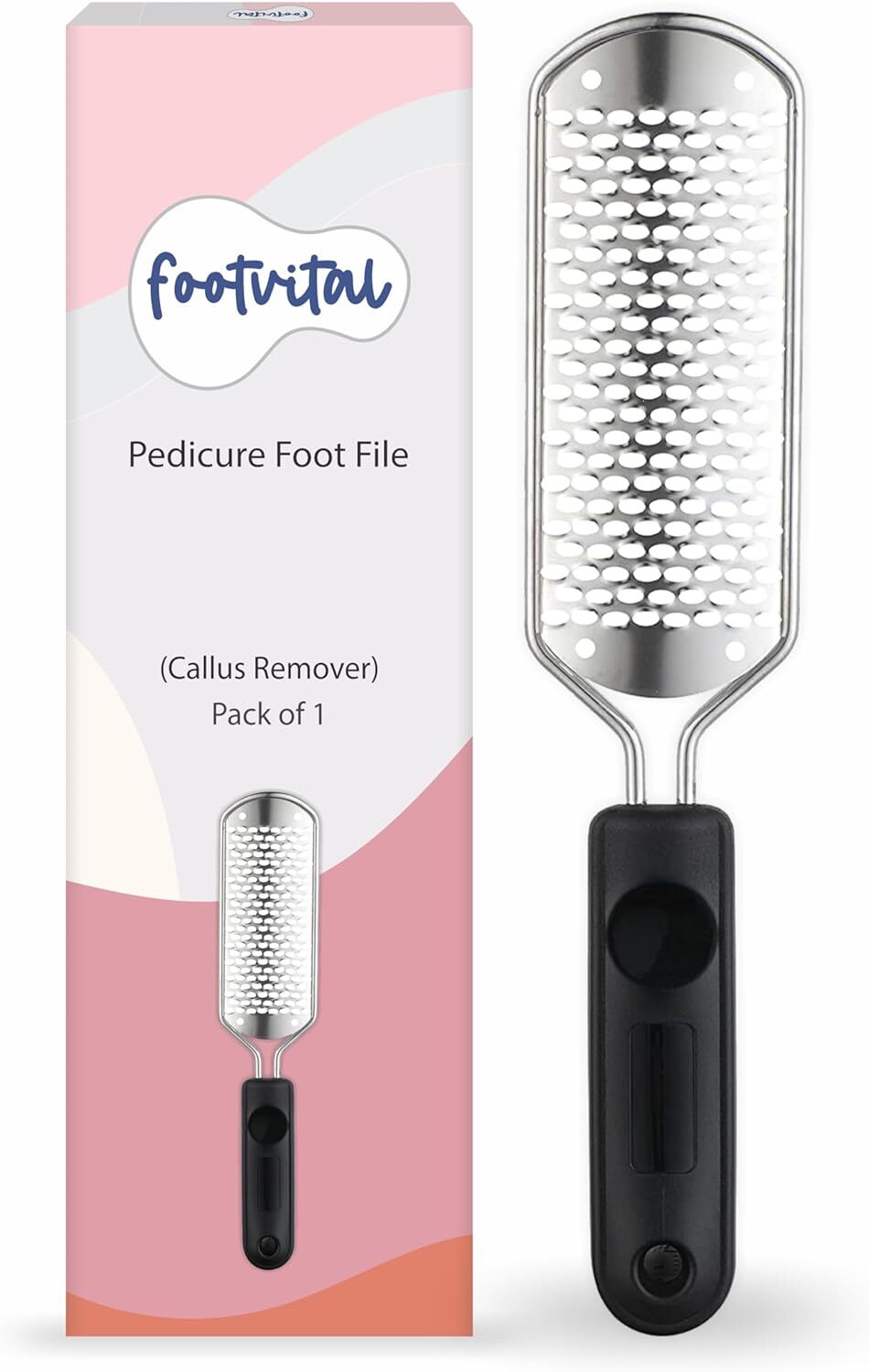 Pedicure Foot File, Foot Scraper Cleaner & Filer,Callus Remover for ...
