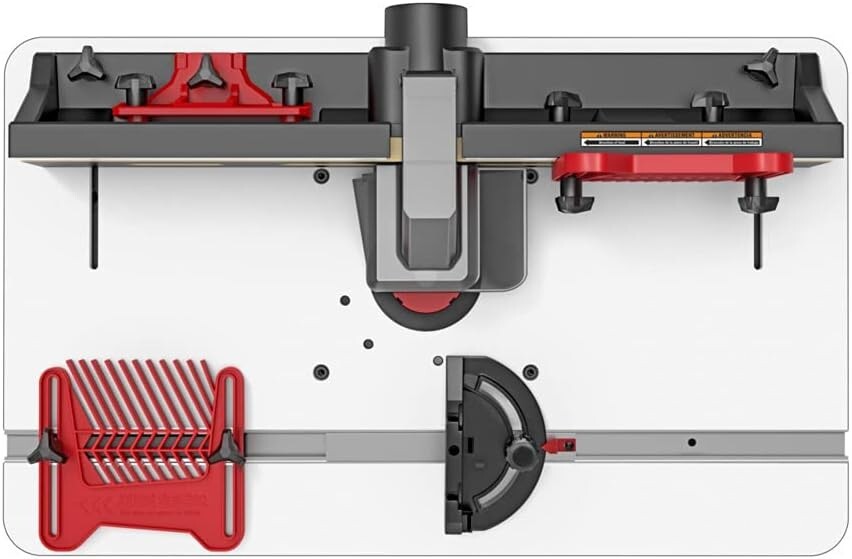 MDF Router Table with Adjustable Fence, Quick Clamp & Featherboards ...