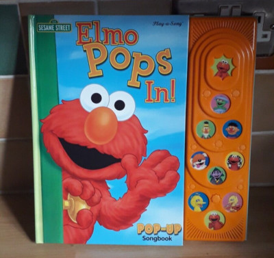 ELMO POPS IN INTERACTIVE PLAY-A-SOUND BOOK | eBay