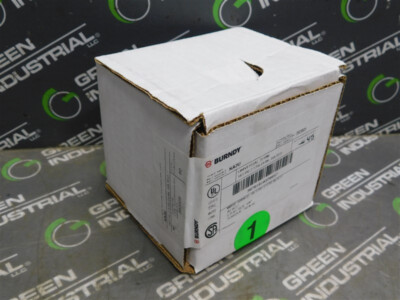 NEW Box of 45 Burndy KA2U Termination Lugs AL9CU 1/4" Stud 50 lb-in ...