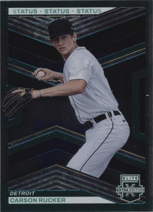 2023 Panini Elite Extra Edition - Carson Rucker #108 Status Green /499 ...