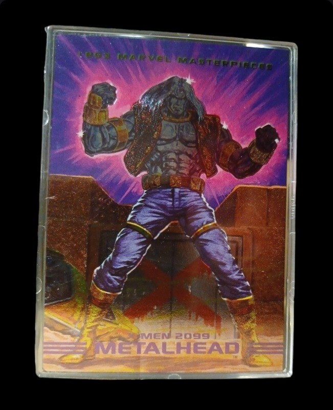 Metalhead 2099 S4 1993 Skybox Marvel Masterpieces Protective Card Case ...