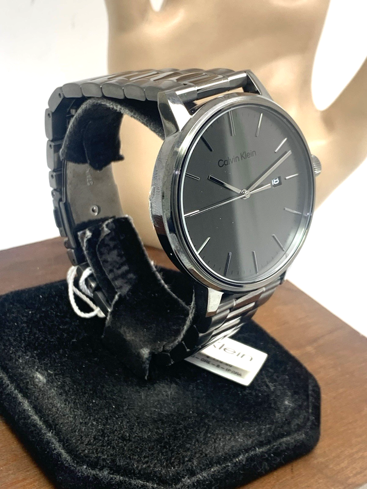 Calvin Klein Men's Watch 25200054 Quartz Gray Dial Gunmetal Stainless ...