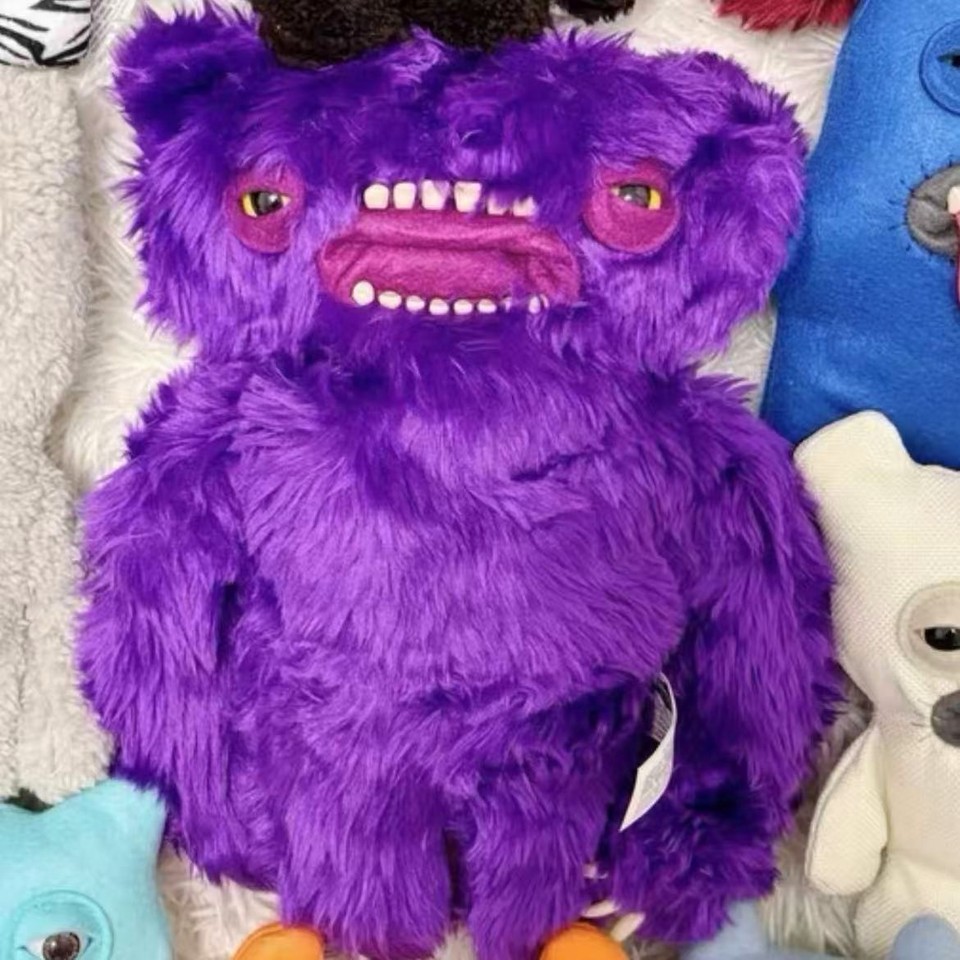 Fuggler Ugly Monster Rare Purple Blue Green 30CM Collectible Plush Toy ...