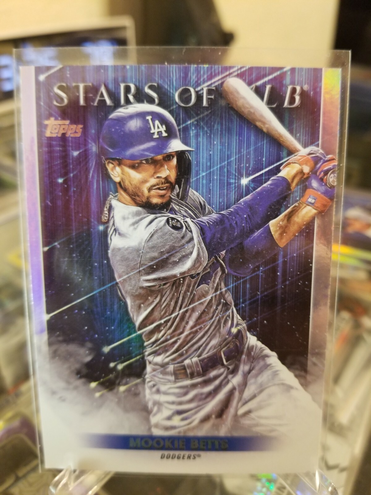 MOOKIE BETTS 2022 TOPPS SERIES 1 STARS OF MLB FOIL #SMLB-9 DODGERS | eBay