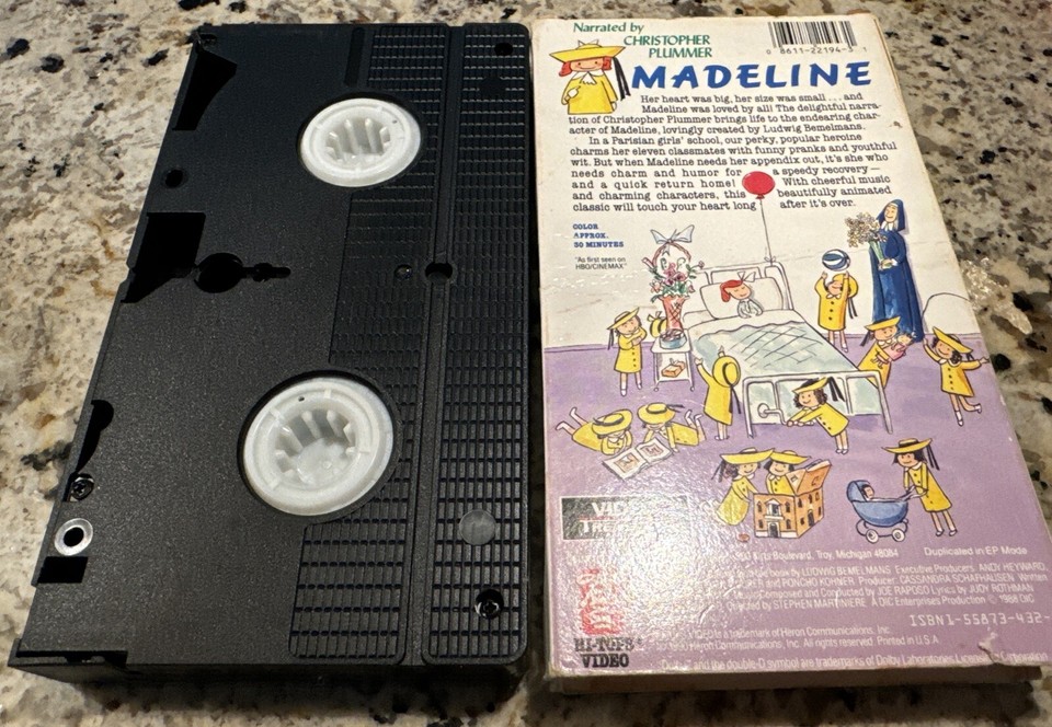 Madeline (VHS, 1993) 86112219431 | eBay