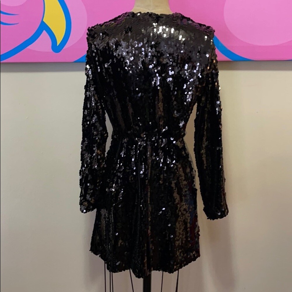 Zara Black Sequin Limited Edition Party Dress - Gem