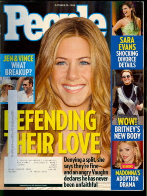 2006 People Magazine: Jennifer Aniston & Vince Vaughn/Sara Evans ...