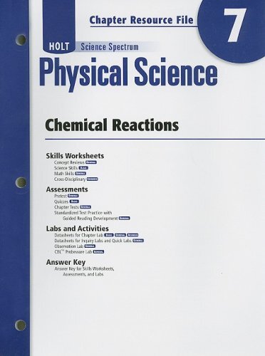 HOLT SCIENCE SPECTRUM: PHYSICAL SCIENCE WITH EARTH AND By Rinehart And ...