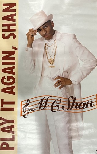 MC SHAN PLAY IT AGAIN SHAN 24x36 POSTER QUEENSBRIDGE NEW YORK LAST ONE ...