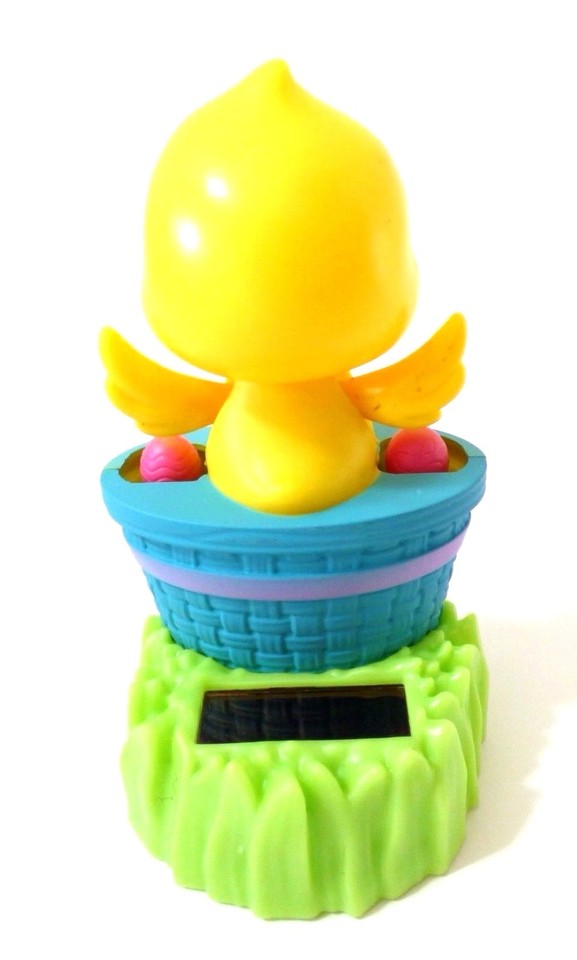 New Solar Powered Dancing Easter Chick in Basket | eBay