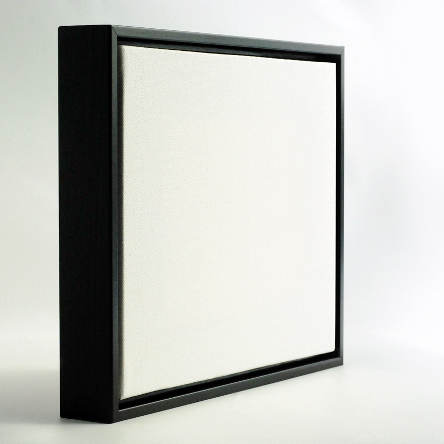 Black Floating Frame Vintage Cloud No2 Print | Large Canvas Wall Art