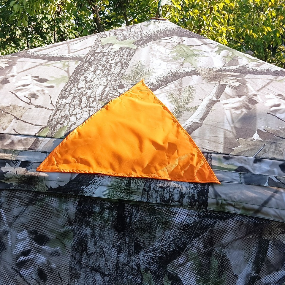 KHAMPA Blaze Orange Safety Blind Panels- Includes Carrying Bag- Set of ...
