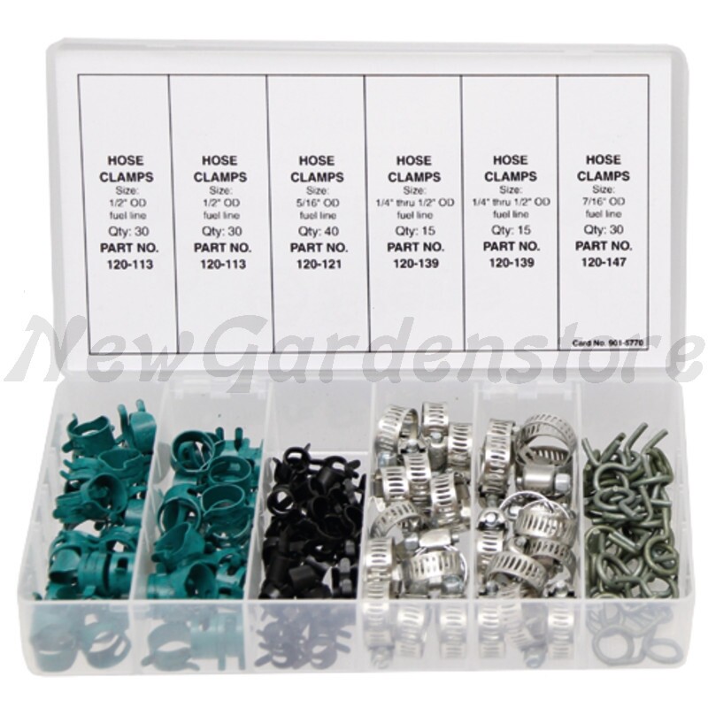 Box Assortment Clamps for Hose Fuel Universal 160 Pieces | eBay