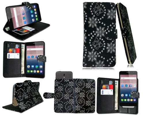 New Genuine Premium Leather Flip Wallet Phone Case Cover For IMO Q2 ...