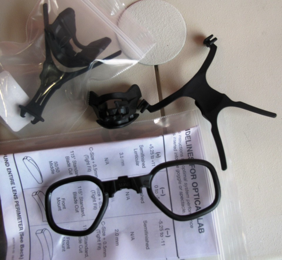 ESS Oakley URX Prescription Insert Ballistic Safety Glasses 740-0444 ...