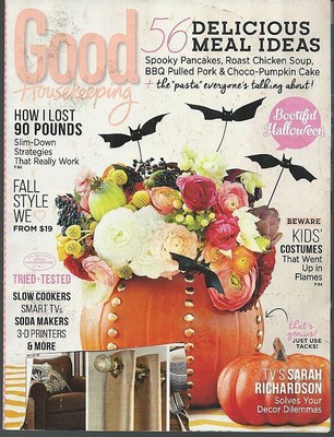 October Good Housekeeping Halloween Pumpkins Fall Recipes Lot Two ...
