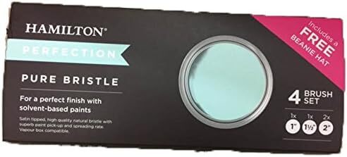 Hamilton Perfection Pure Bristle Paint Brush Box Set with Beanie Hat ...