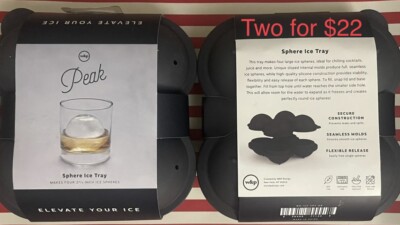 Peak Ice Works Sphere Ice Tray - GREAT PRICE WHEN YOU BUY TWO! | eBay
