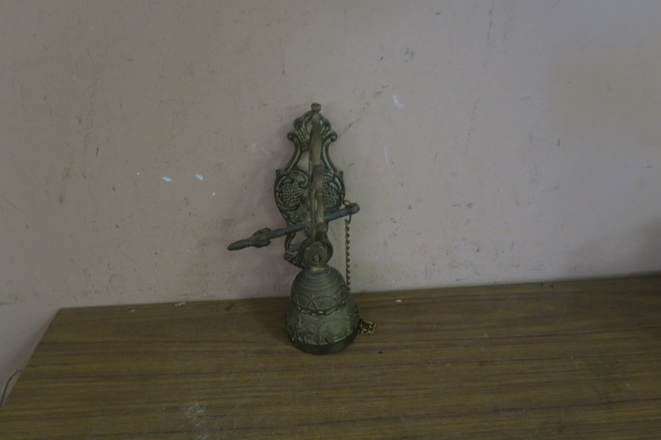 Vintage Hanging Ringing Brass Monastery Bell | eBay