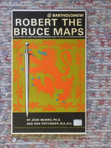 Robert the Bruce Map, Battle of Bannockburn 1314 | eBay UK