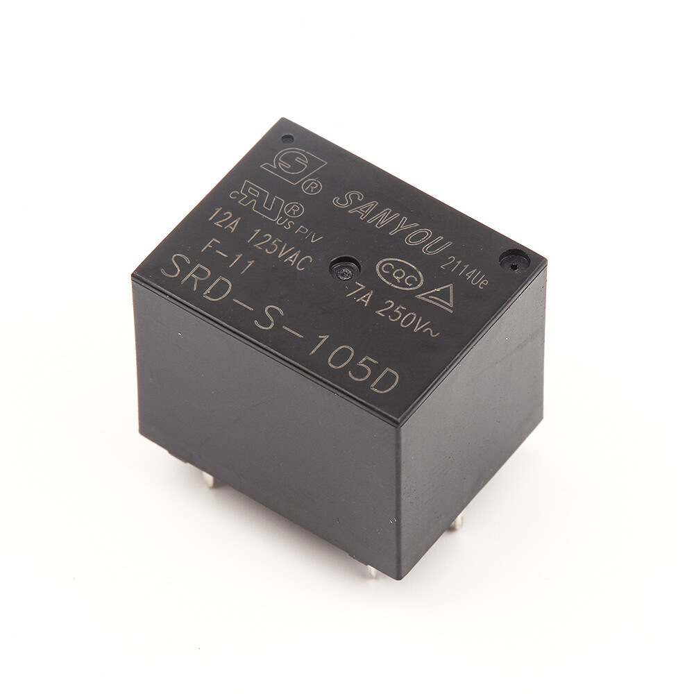 10pcs 5pin PCB Power Relay SRD-S-105D/SRD-S-112D/SRD-S-109D 9VDC SANYOU ...