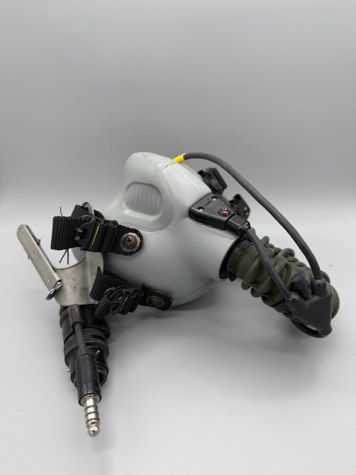 Authentic! MBU-12 USAF Pilots Oxygen Mask. Gentex/Scott Flight Gear | eBay