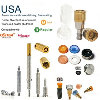 US Hiossen ET Dental Locator Implant Abutment Overdenture Attachment ...