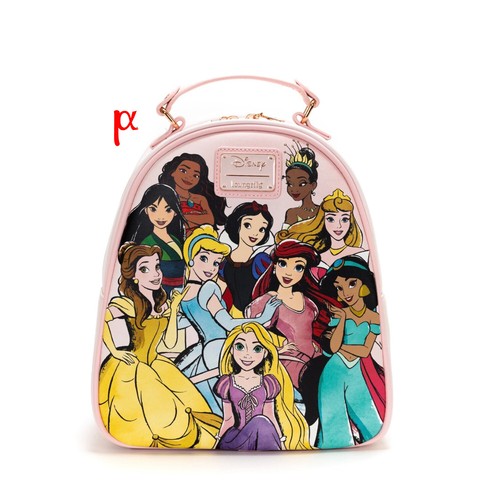 Loungefly Disney Princess Group Portrait Perfectly Pink Mini Backpack ...